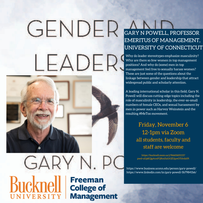 Gender and Leadership: Gary N. Powell, Professor Emeritus of Management ...