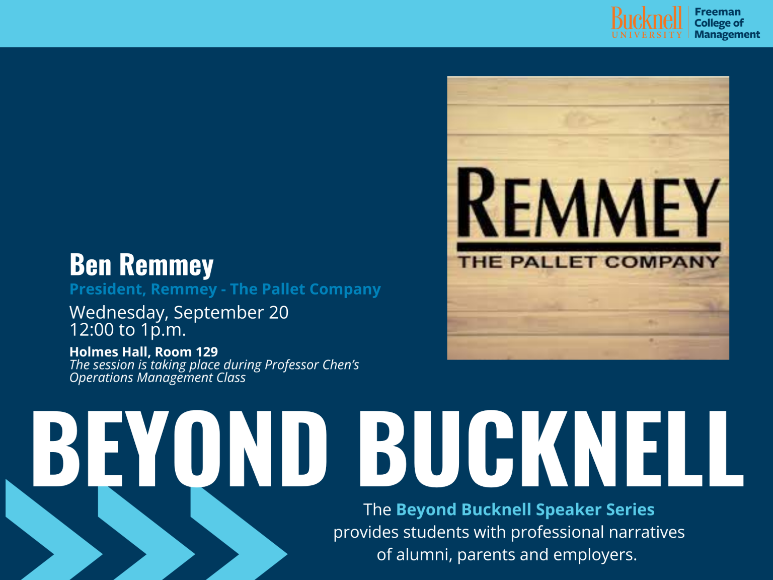 Beyond Bucknell: Ben Remmey