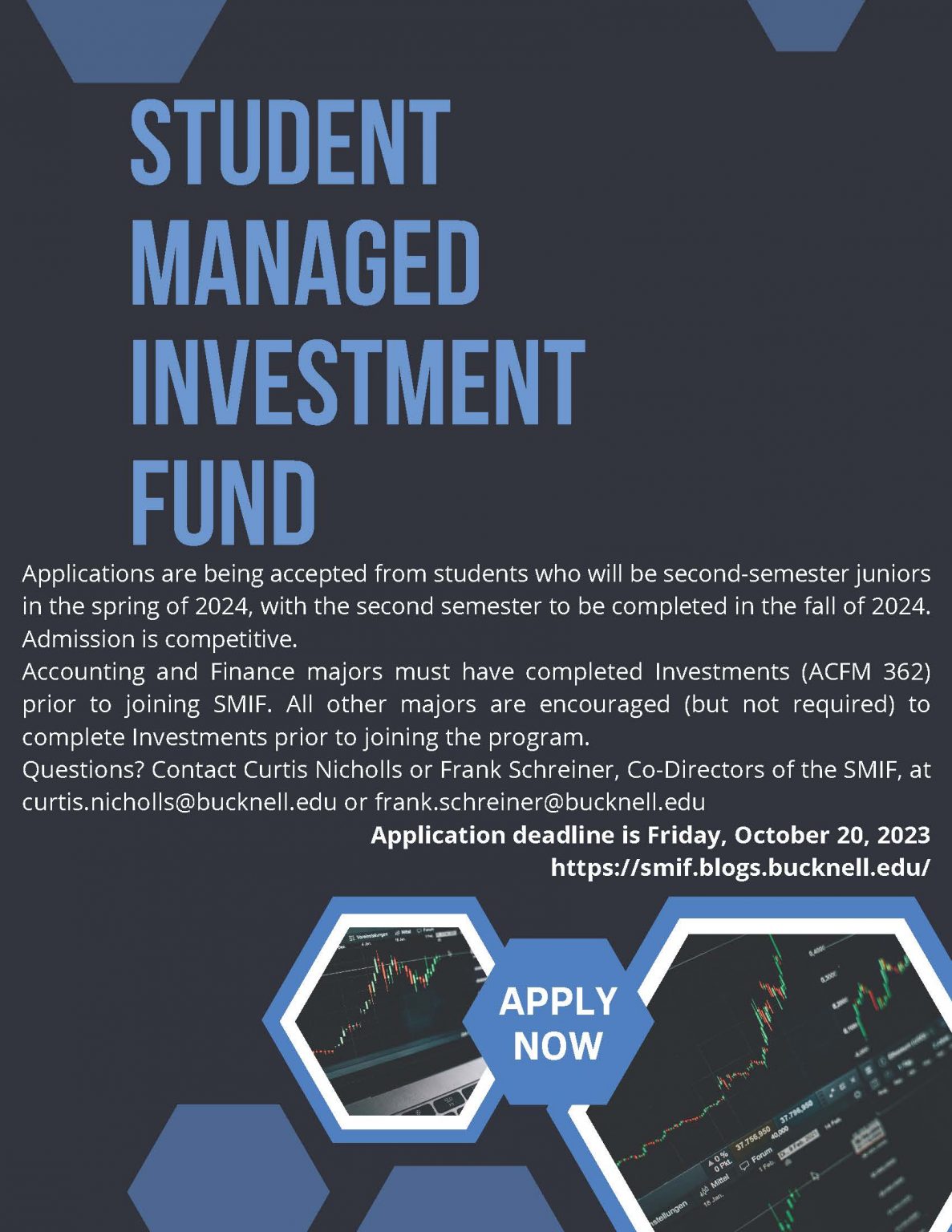 STUDENT MANAGED INVESTMENT FUND-accepting application