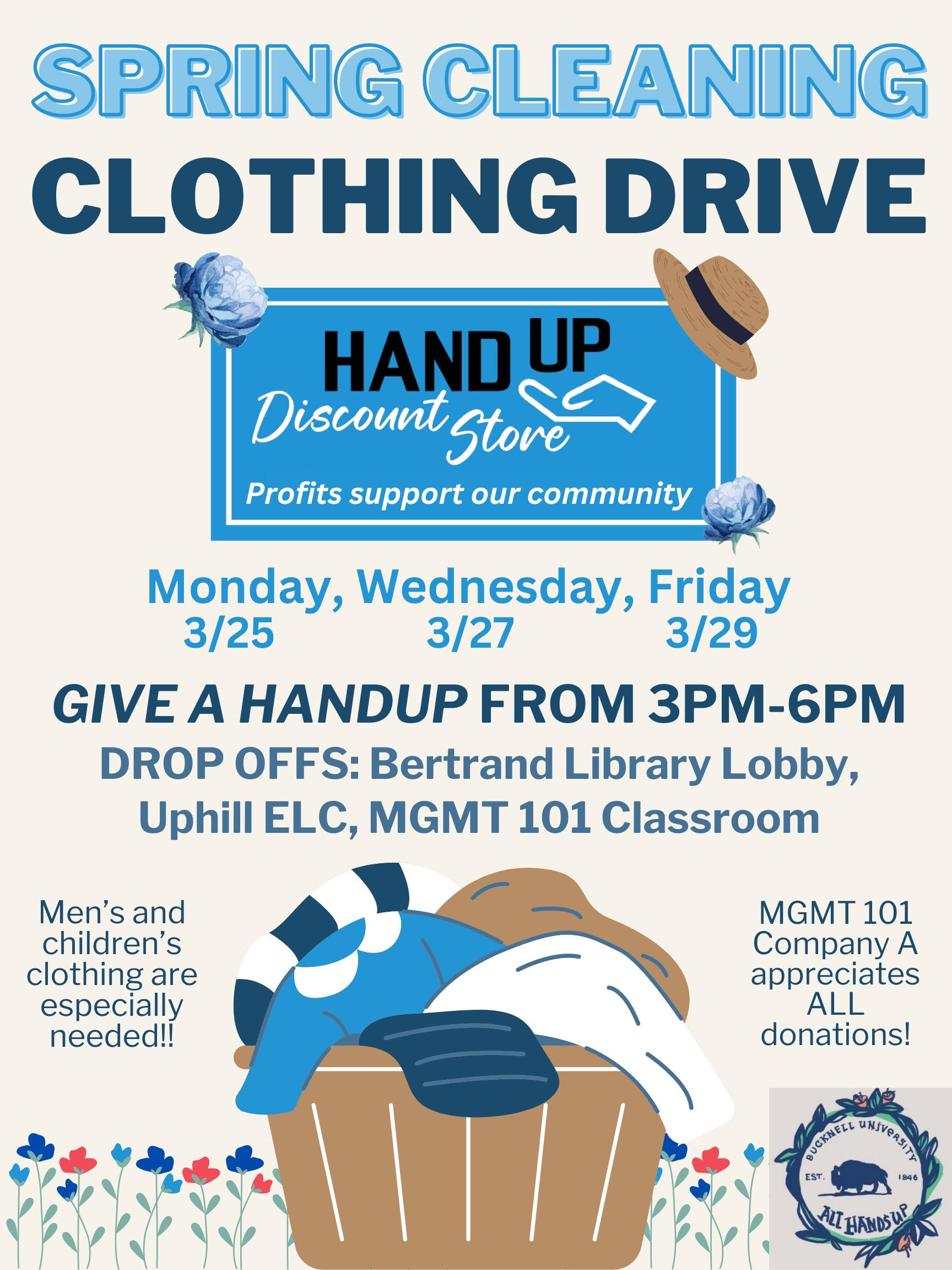 SPRING CLEANING – CLOTHING DRIVE