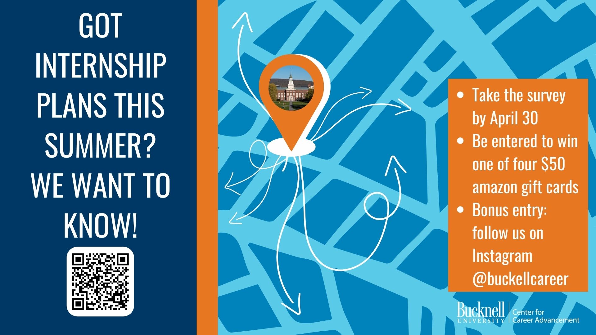 GOT INTERNSHIP PLANS THIS SUMMER? WE WANT TO KNOW.