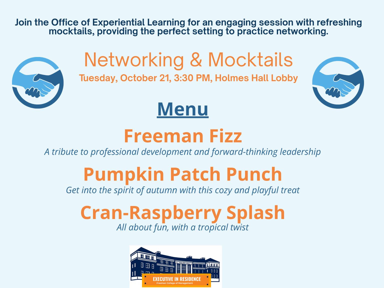 Networking and Mocktails
